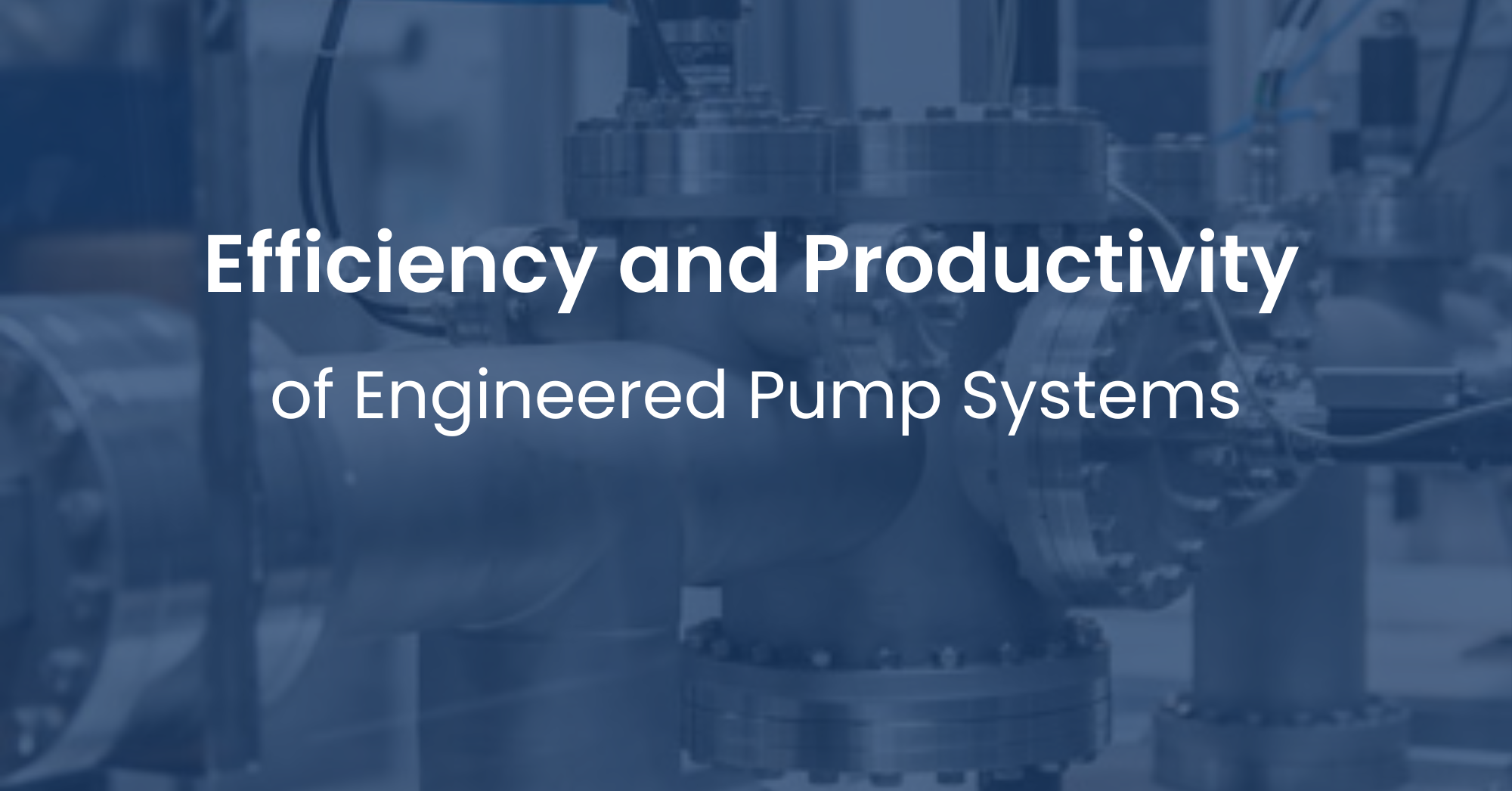 Efficiency of Engineered Pump Systems
